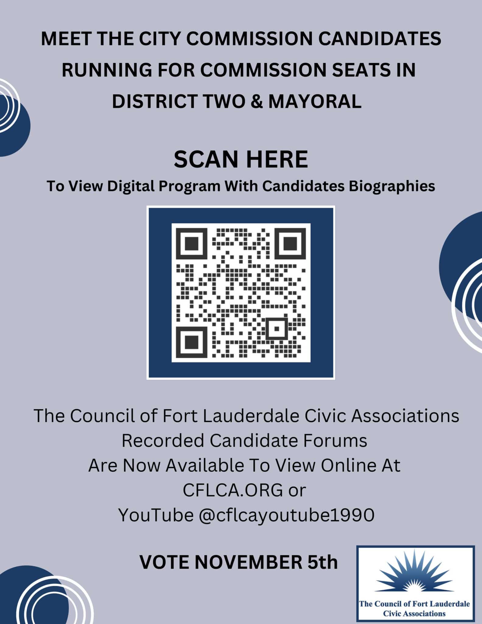 CFLCA September Candidate Forum -Video and Program | Council of Fort ...